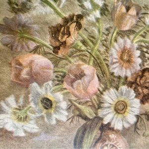 Vintage | Art | Lucile Blanch Drawing Still Life Flowers In A Vase ...